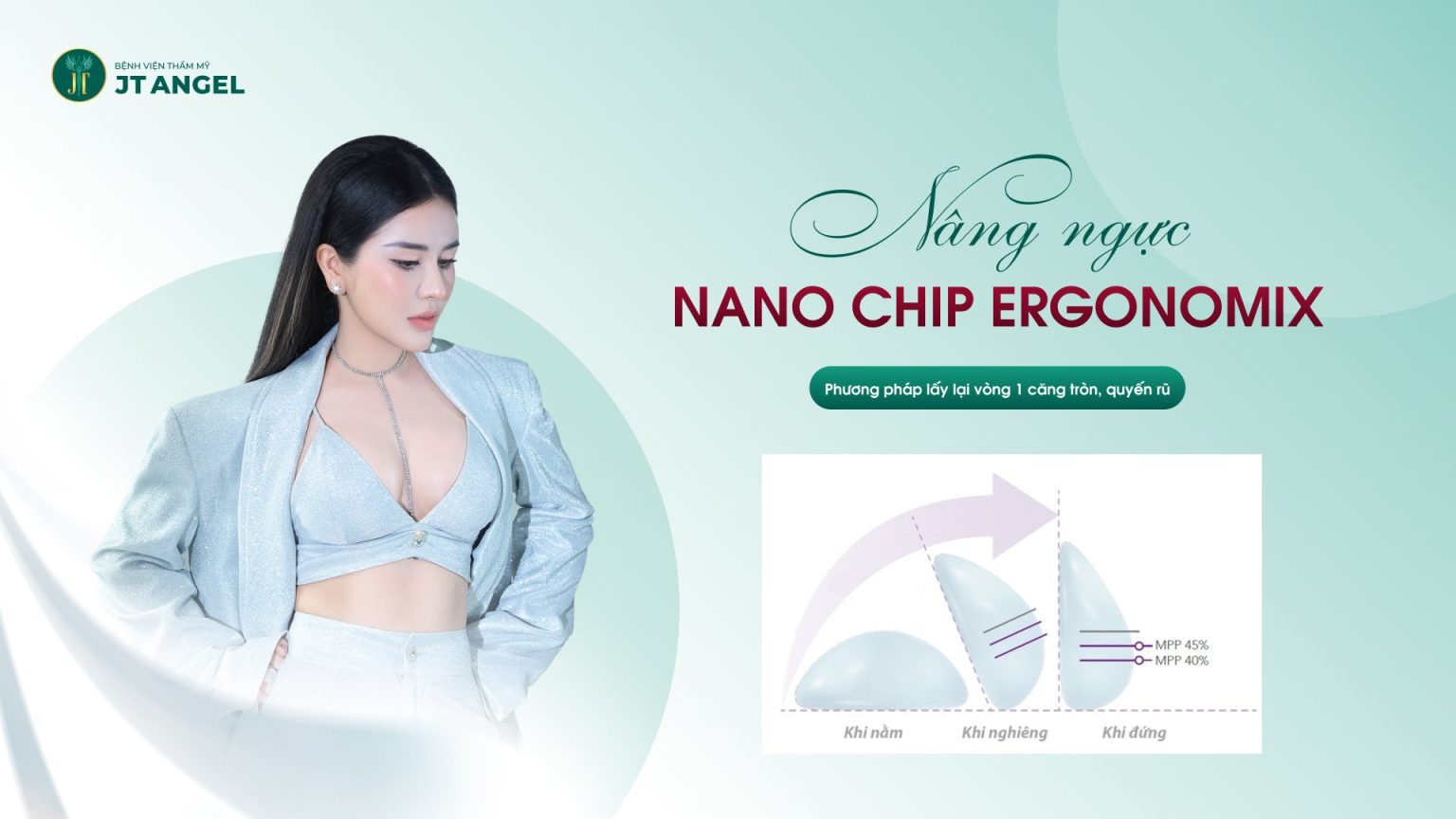 Nâng ngực Nano chip Ergonomix: Giải pháp hoàn hảo giúp chị em có vòng 1 căng tròn, quyến rũ